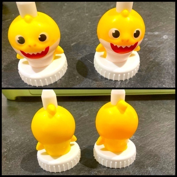 Other | Good2grow Juice Topper Pink Fong Baby Shark Yellow Tops | Poshmark